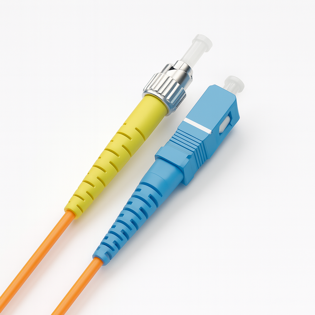 Fiber Optic Patch Cable Multimode ST/SC (1 meter) — Transceiver USA
